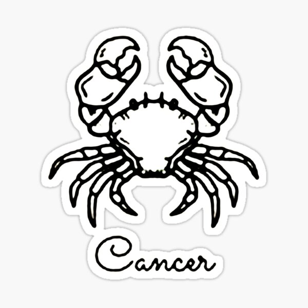 "cancer zodiac sign" Sticker by Donya-Adel | Redbubble
