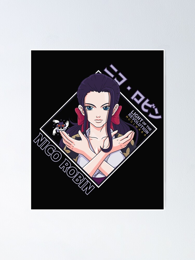 "Nico Robin" Poster by TeeTowArgh | Redbubble