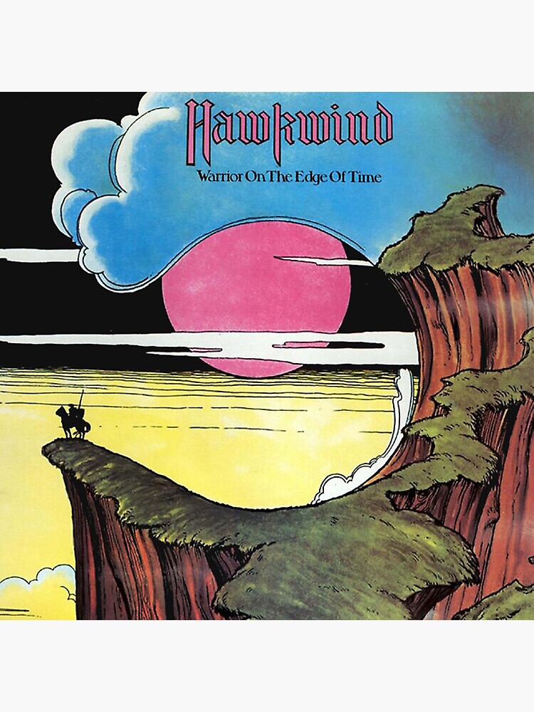 "hawkwind-logo Poster" Sticker by josephreith | Redbubble