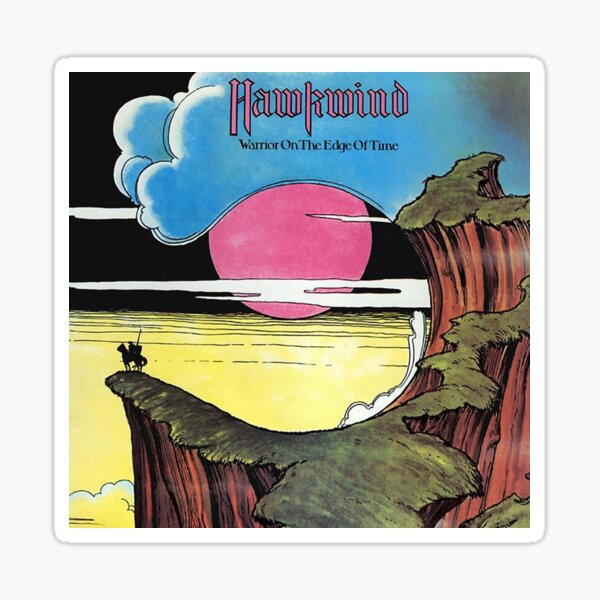 "hawkwind-logo Poster" Sticker by josephreith | Redbubble
