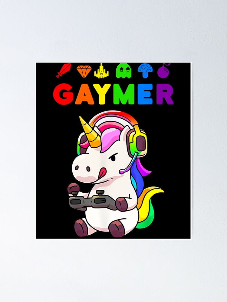 Póster «Gaymer Orgullo Gay Bandera Lgbt Gamer Lgbtq Camiseta clásica ...