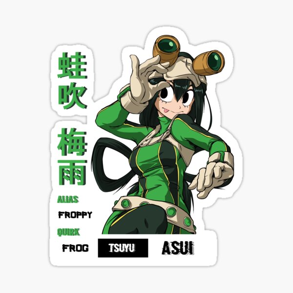 "Boku no Hero Academia - My Hero Academia - Tsuyu Asui Froppy " Sticker ...