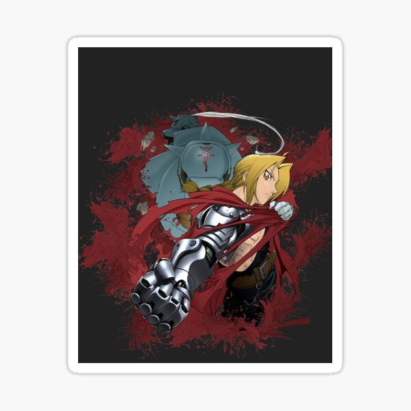 "FMA - Fullmetal Alchemist Graphic ." Sticker for Sale by MakenaMata ...