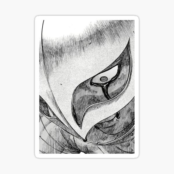 "Griffith crying blood " Sticker for Sale by Eglantine-1 | Redbubble