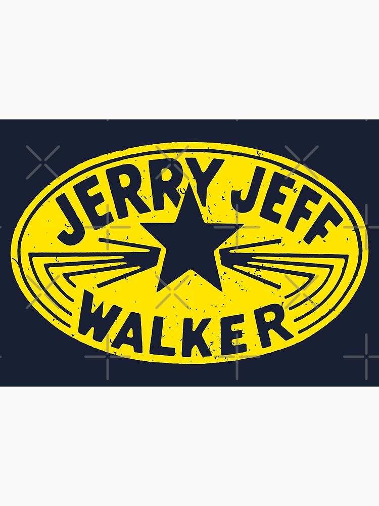 "Jerry Jeff Walker vintage yellow logo" Art Print for Sale by ...