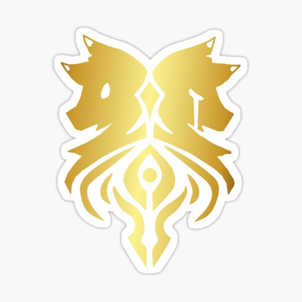 "Aphmau Aaron Lycan gold" Sticker by LeviPu83 | Redbubble