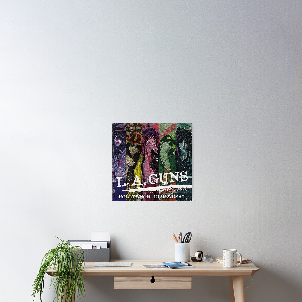 "la guns-logo" Poster for Sale by lcortesq9 | Redbubble