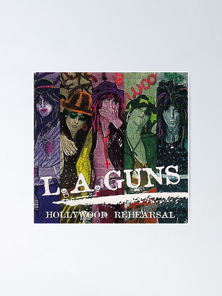 "la guns-logo" Poster for Sale by lcortesq9 | Redbubble