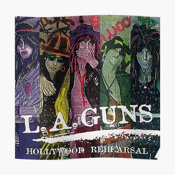 "la guns-logo" Poster for Sale by lcortesq9 | Redbubble