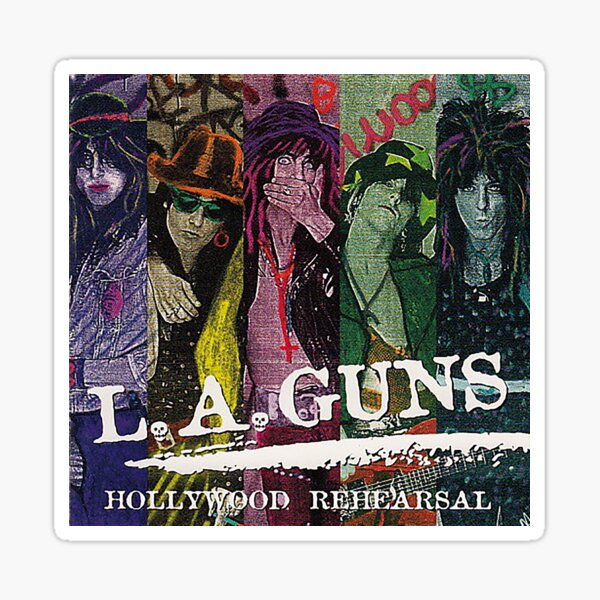 "la guns-logo" Sticker by lcortesq9 | Redbubble