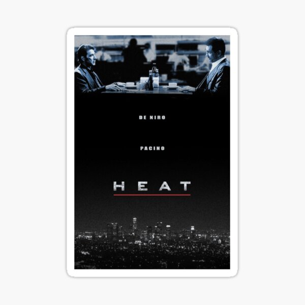 "Heat (1995) Movie Classic ." Sticker for Sale by MakenaMata | Redbubble