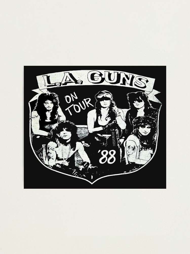 "la guns-logo" Photographic Print for Sale by lcortesq9 | Redbubble