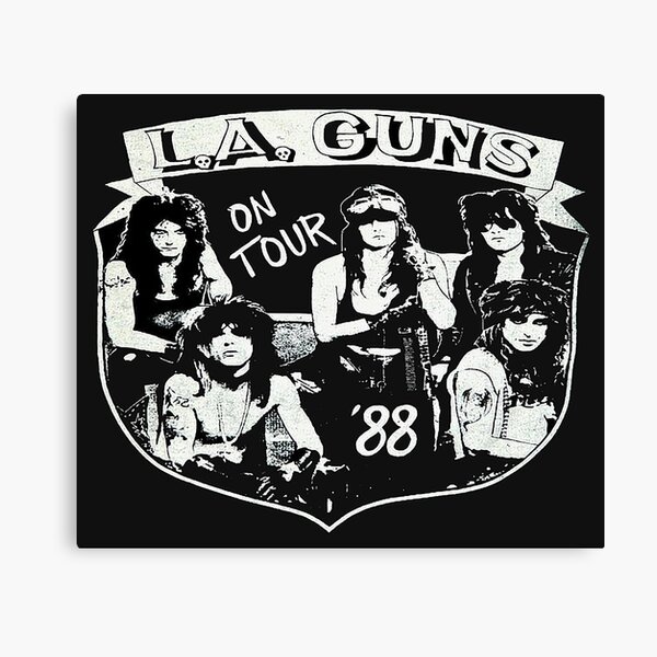 "la guns-logo" Canvas Print for Sale by lcortesq9 | Redbubble