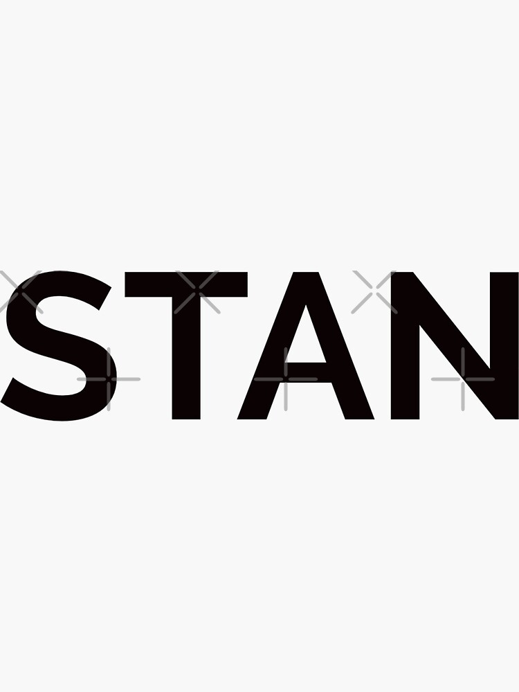 "Stan Funny Cool Best color art" Sticker by artdragongift | Redbubble