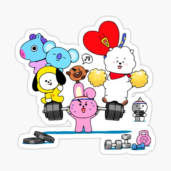 "COOKY BT21 " Sticker by Designprolovely | Redbubble