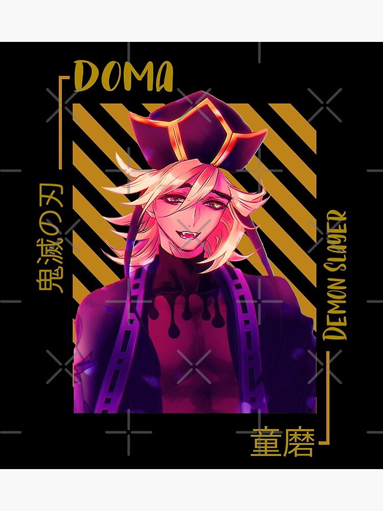 "doma deman slayer" Poster for Sale by Emini-ARt | Redbubble