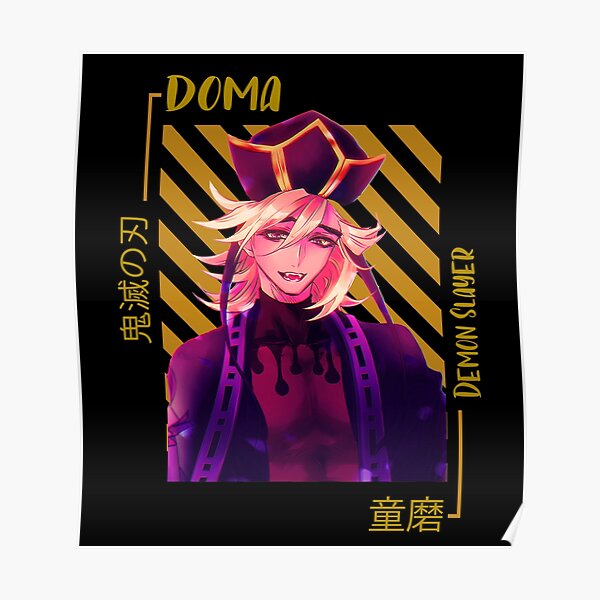 "doma deman slayer" Poster for Sale by Emini-ARt | Redbubble