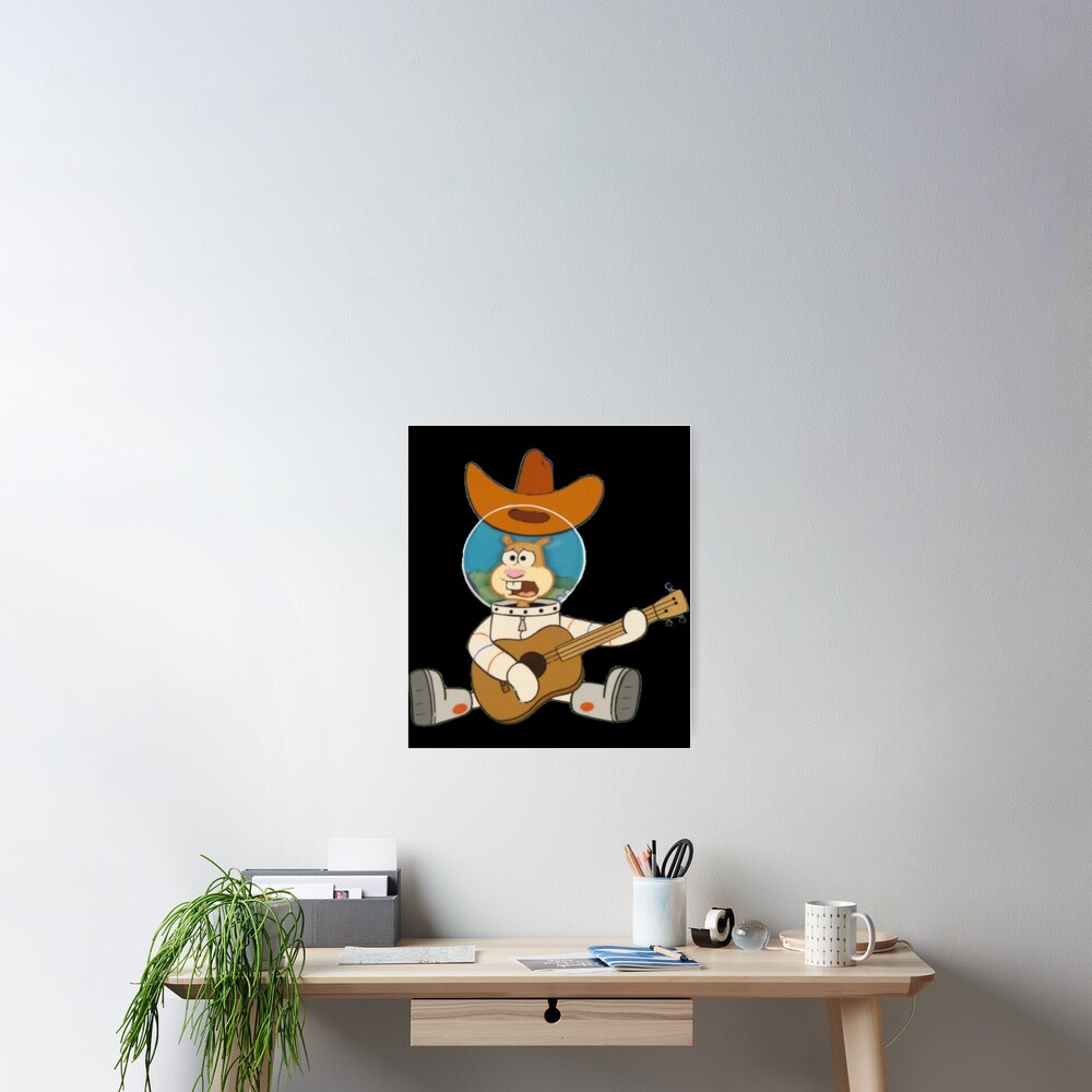 "Sandy Cheeks I Wanna Go Home Sticker" Poster for Sale by ashantiwar ...