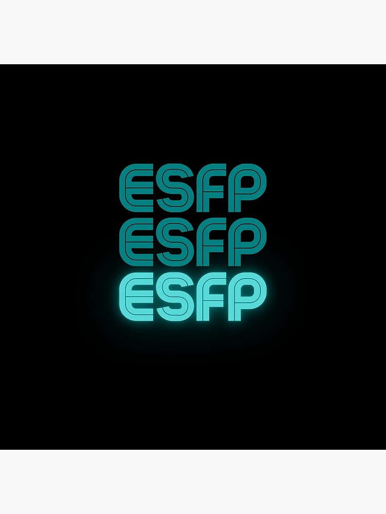 "ESFP Personality Type Art. MBTI Art." Poster by PartiesPersonal ...
