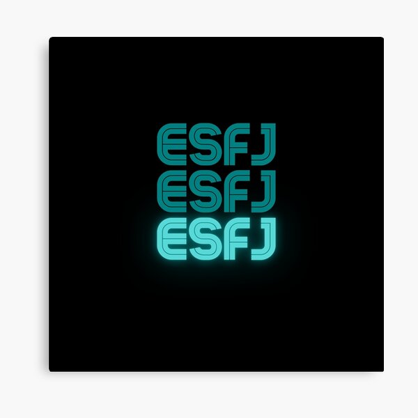 "ESFJ Personality Type Art. MBTI Art." Canvas Print for Sale by ...