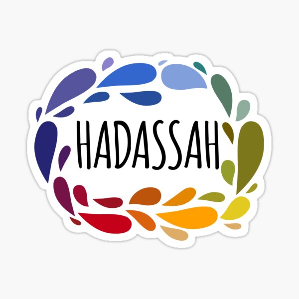 "Hadassah Name Cute Colorful Gift Named Hadassah" Sticker for Sale by ...