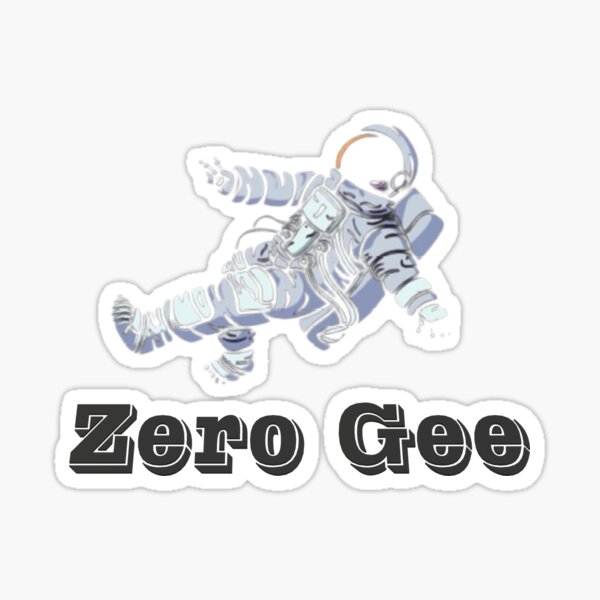"Zero Gee" Sticker for Sale by CloudWay | Redbubble