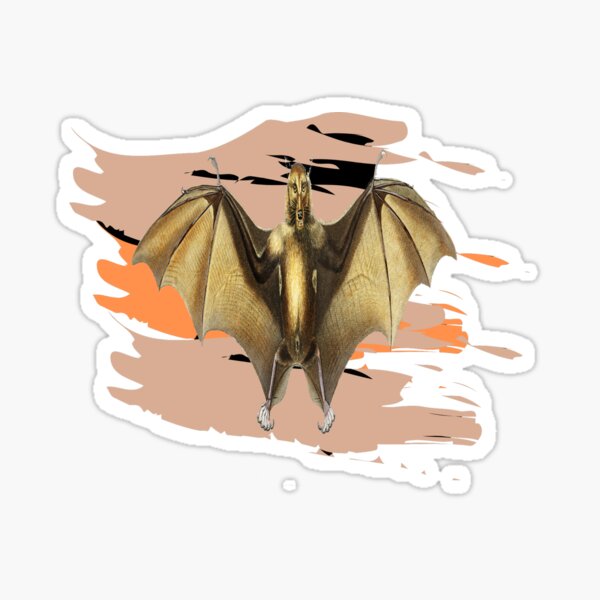 "Bat (Roufsette) N1" Sticker by HarlyBB | Redbubble