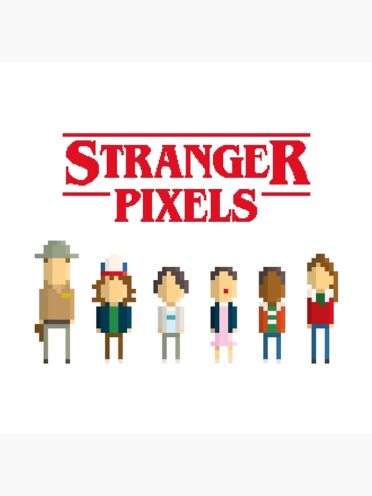 "Stranger things - Pixel serie" Poster by alexlaunay | Redbubble