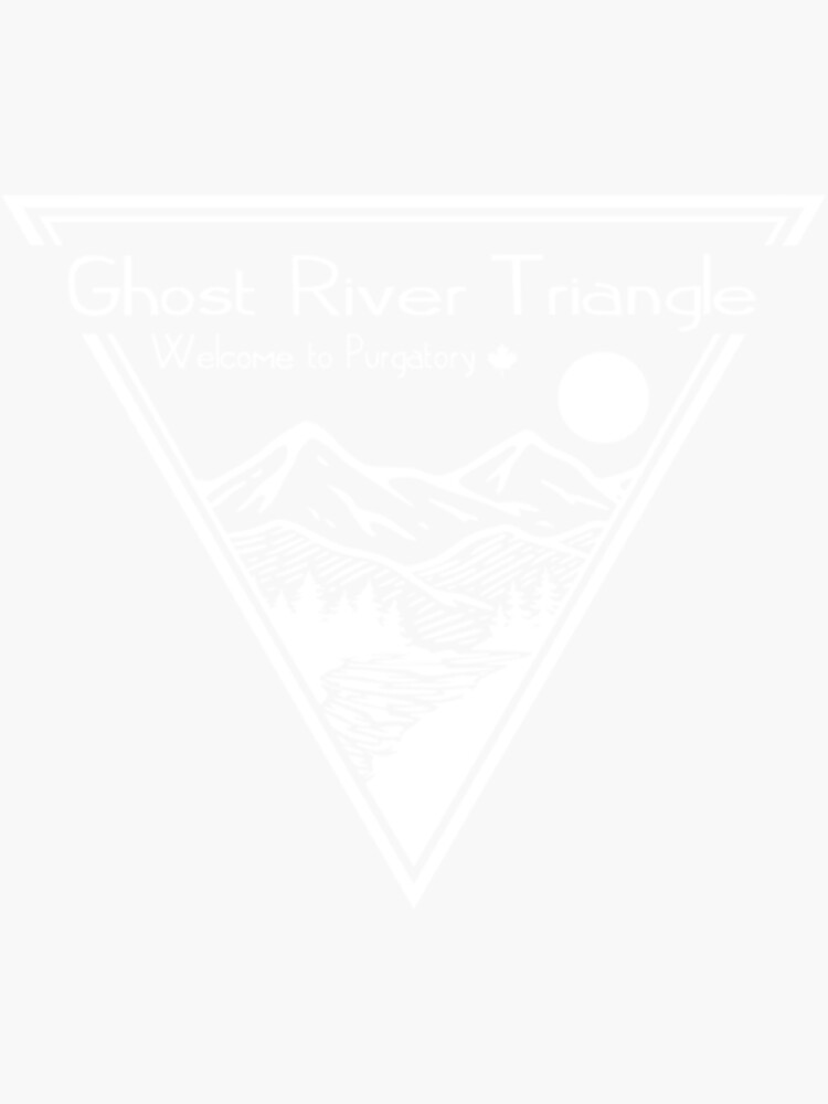 "Wynonna Earp- Ghost River Triangle" Sticker by AlfredLundgren | Redbubble