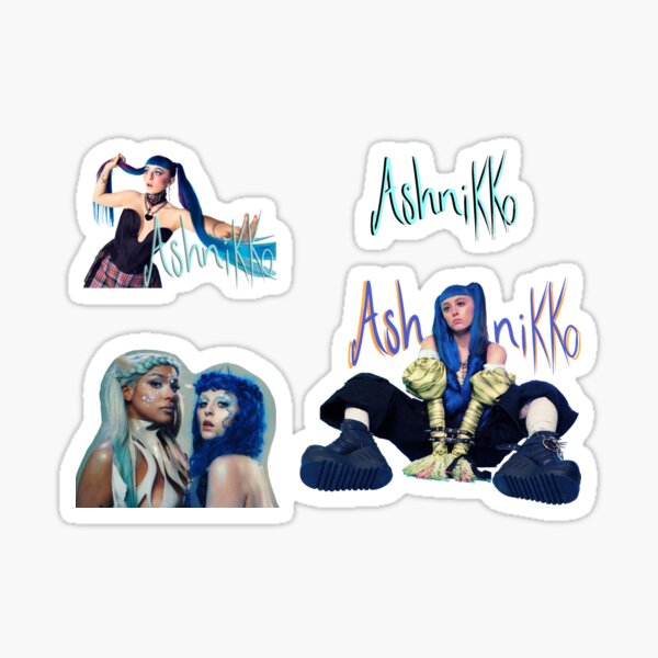 "Cool Ashnikko multi pack" Sticker by ChloeNeko | Redbubble