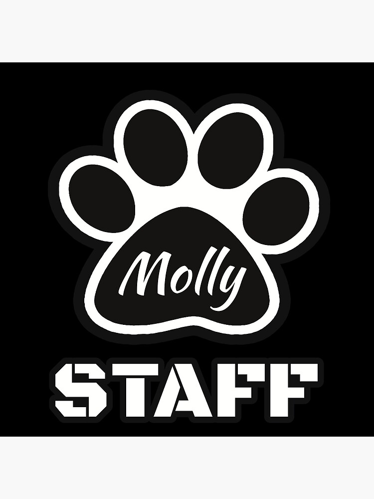 "Pet Names Staff - Molly" Poster by PetNames | Redbubble