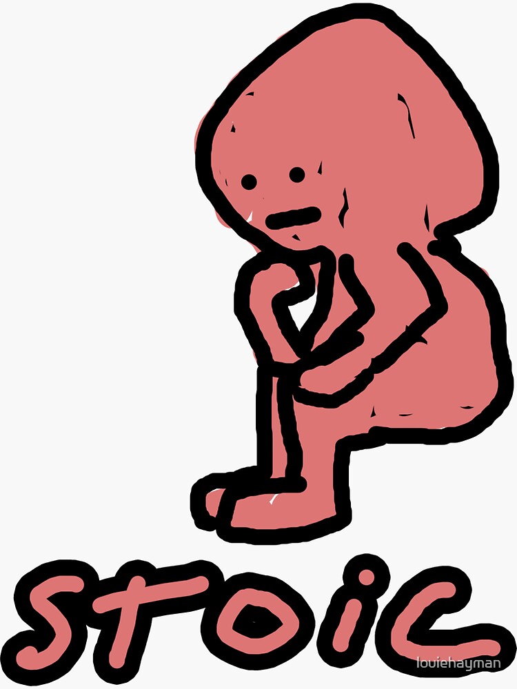 "Stoic" Sticker by louiehayman | Redbubble