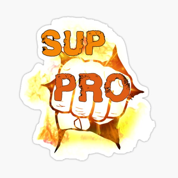 "SUP Pro best Buddy friend " Sticker by ClotheDS | Redbubble