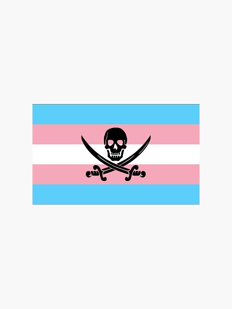 "how to trans your pirate" Sticker by elliotdean | Redbubble