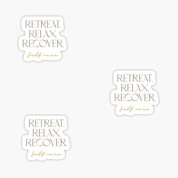 "Relax " Sticker by Color-Swatch | Redbubble