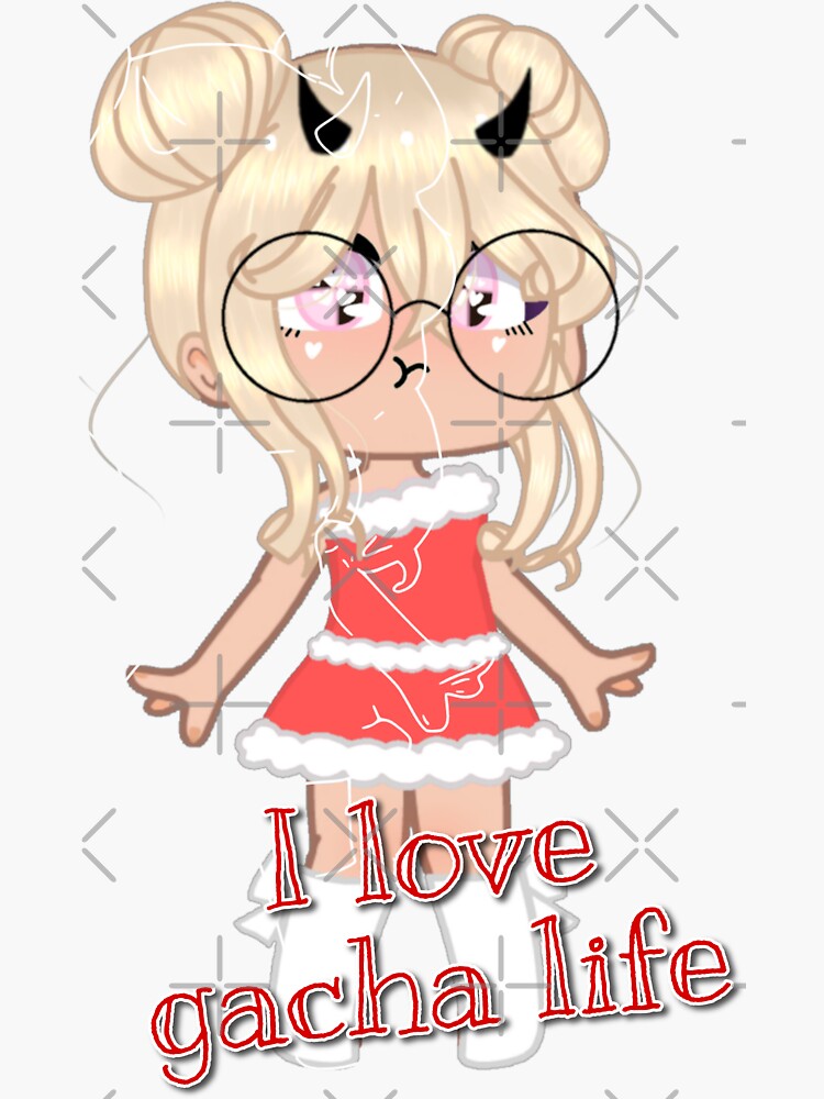 "Gacha life" Sticker by faraz786 | Redbubble