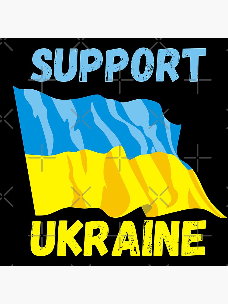 "Support Ukraine" Poster for Sale by Winederful | Redbubble