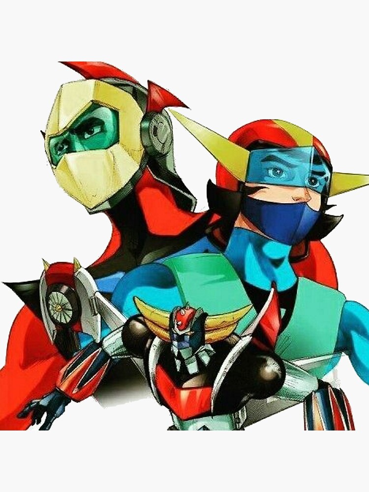 "Actarus e Alcoor - Goldrake" Sticker by Roby-Fox | Redbubble