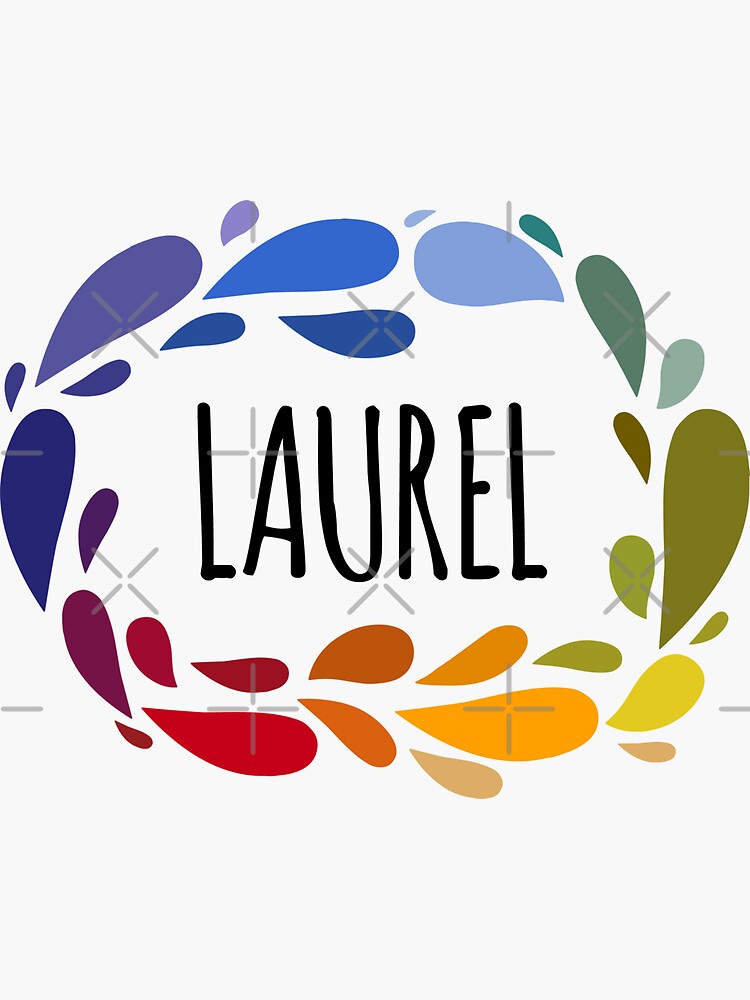 "Laurel Name Cute Colorful Gift Named Laurel" Sticker for Sale by ...