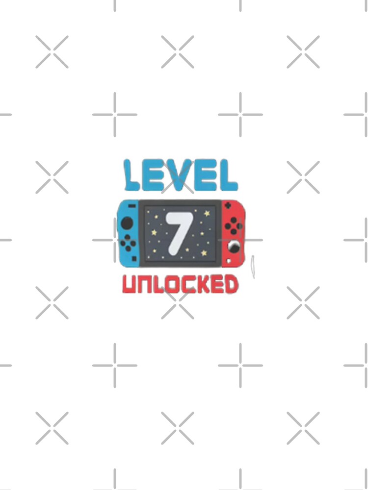 "Level 7 Unlocked Birthday Svg, 7th Birthday Boy Gamer Svg, 7 years Old ...