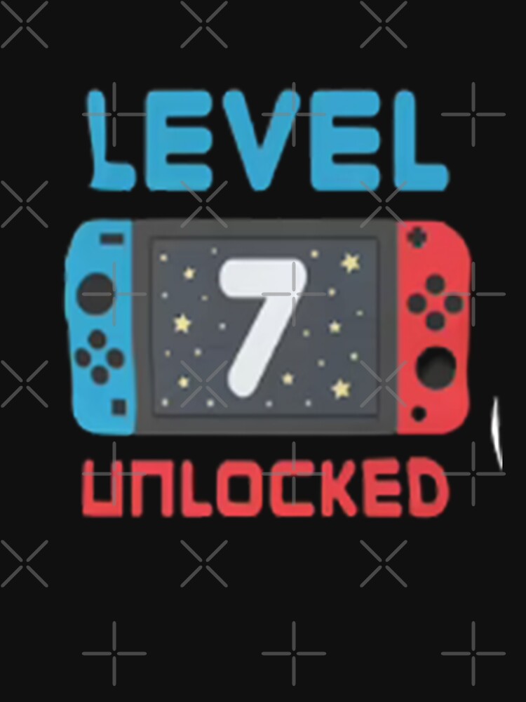 "Level 7 Unlocked Birthday Svg, 7th Birthday Boy Gamer Svg, 7 years Old ...