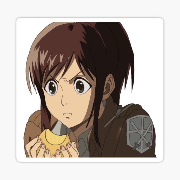 "Sasha SNK" Sticker by Shinyears | Redbubble