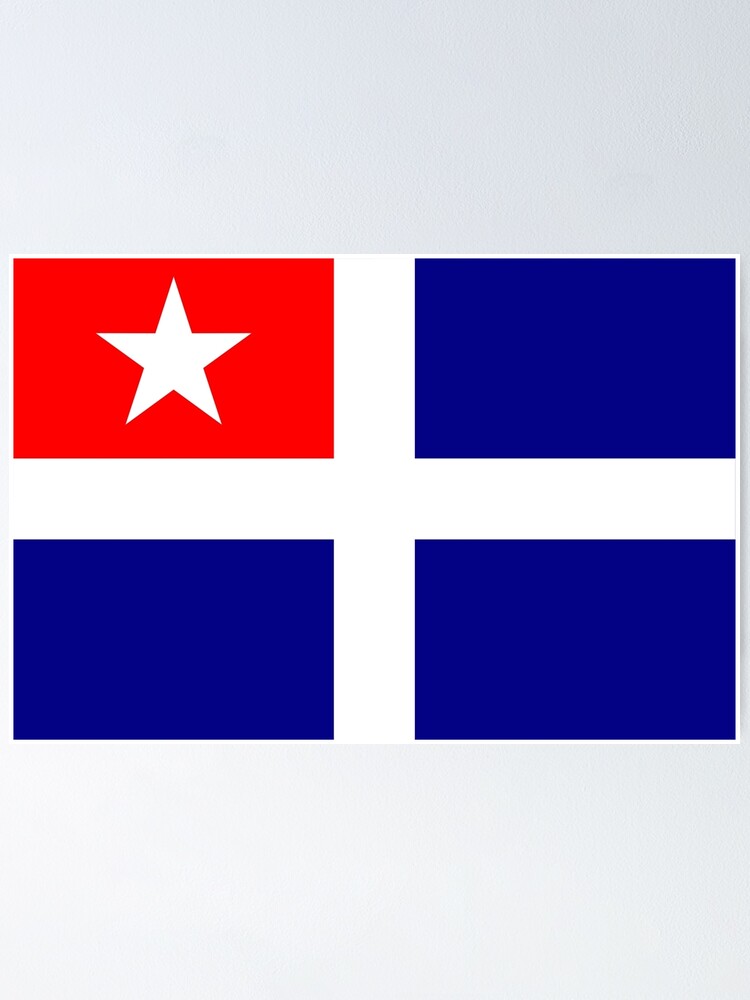 Póster «bandera de la región de Creta» de tony4urban | Redbubble