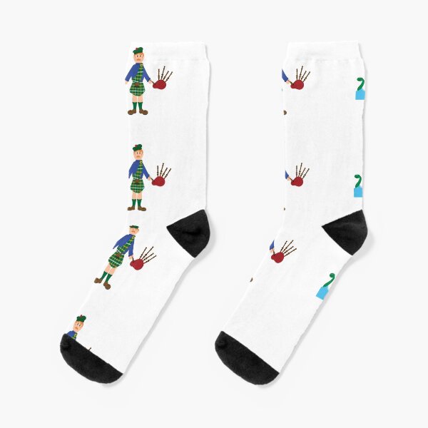 "Scottish with a bagpipe and with the typical costume of his clan and ...