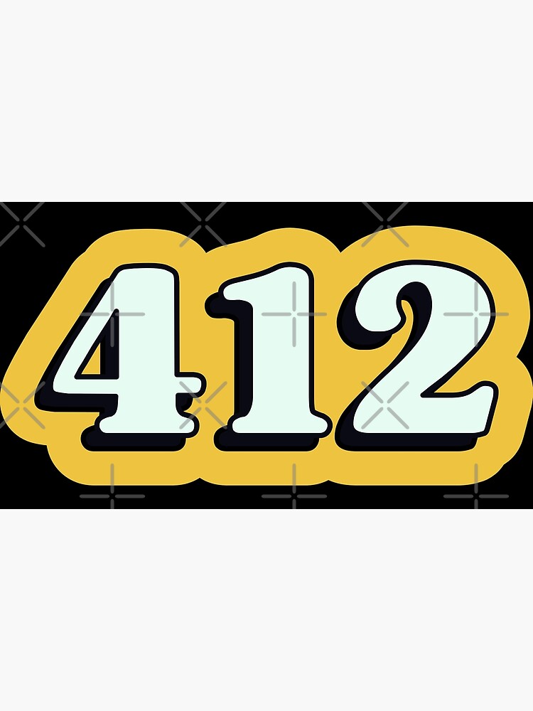 "412 area code zip code location pink" Poster by WA-KA-NE | Redbubble