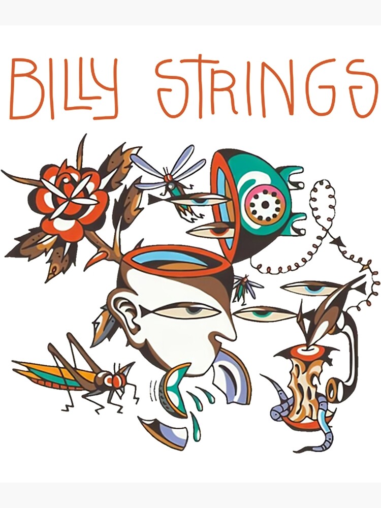 "Billy strings art " Poster for Sale by MyLittleBow | Redbubble