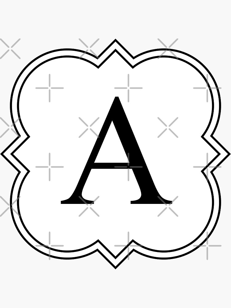 "Fancy A" Sticker for Sale by marinarcher | Redbubble