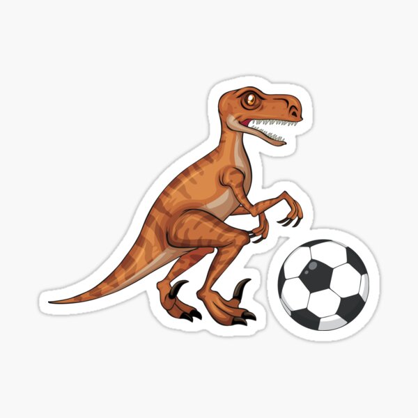 "Dinosaur Playing Soccer,Funny Good Dinosaur Soccer Lovers Football Art ...