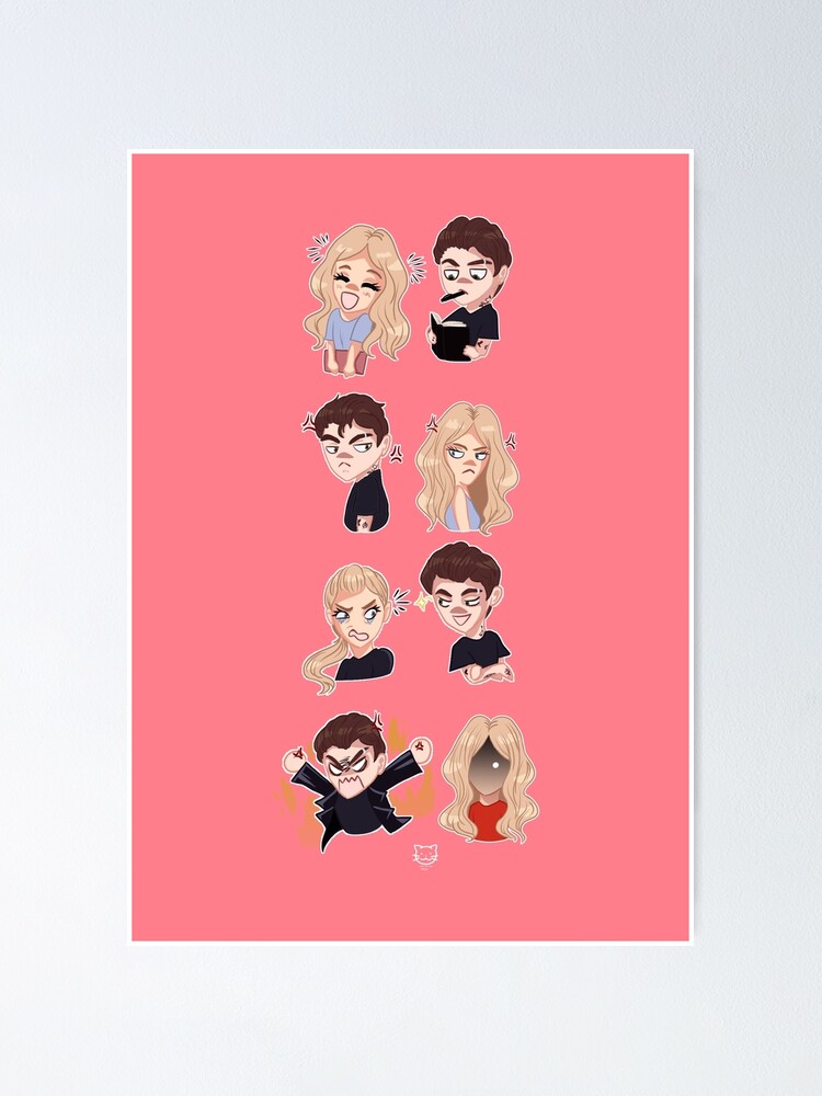 "Hessa Chibis" Poster for Sale by nekosdrawings | Redbubble