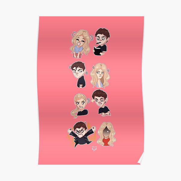 "Hessa Chibis" Poster for Sale by nekosdrawings | Redbubble